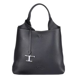 Tod's Tod's Shopper & Totes - Black Leather Tote - Gr. unisize - in Grau - f&uuml;r Damen