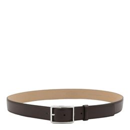 Tod's Tod's G&uuml;rtel - Dark Brown Leather Belt - Gr. 100 - in Schwarz - f&uuml;r Damen