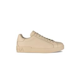 Dolce & Gabbana Dolce&Gabbana Low-Top Sneaker - Portofino Sneakers - Gr. 43 (EU) - in Beige - f&uuml;r Damen