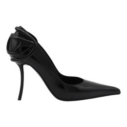 Diesel Hohe Schuhe - Sculptural High-Heeled Black Pumps - Gr. 35 (EU) - in Schwarz - f&uuml;r Damen