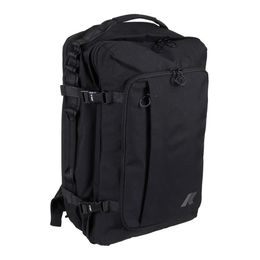 K-way Rucks&auml;cke - Structured Black Polyester Backpack With Spacious - Gr. unisize - in Schwarz - f&uuml;r Damen
