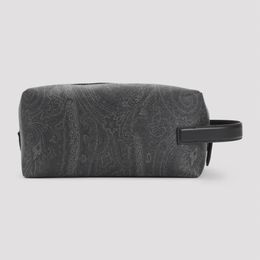 Etro Crossbody Bags - Paisley Pattern Clutch With Leather Wrist Strap - Gr. unisize - in Grau - f&uuml;r Damen