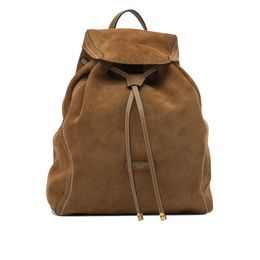 GIANNI CHIARINI Rucks&auml;cke - Suede And Leather Backpack - Gr. unisize - in Braun - f&uuml;r Damen