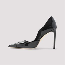 Jimmy Choo Hohe Schuhe - Pointed Toe Patent Leather Brigitte Pumps - Gr. 36 (EU) - in Schwarz - f&uuml;r Damen