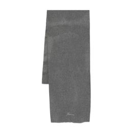 Jacquemus T&uuml;cher & Schals - Rectangular Grey Scarf - Gr. unisize - in Grau - f&uuml;r Damen