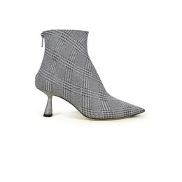 Jimmy Choo Stiefel - Kix 65 Boots - Gr. 37,5 (EU) - in Grau - f&uuml;r Damen