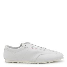 Marni Low-Top Sneaker - White Leather Softy Soccer Sneakers - Gr. 41 (EU) - in Wei&szlig; - f&uuml;r Damen