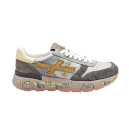 Premiata Low-Top Sneaker - Low-Top Sneakers With Mustard Logo And Sole - Gr. 40 (EU) - in Rosa - f&uuml;r Damen