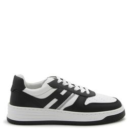 Hogan Low-Top Sneaker - White And Black Leather Sneakers - Gr. 35 (EU) - in Schwarz - f&uuml;r Damen