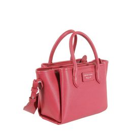 Emporio Armani Shopper & Totes - Textured Faux Leather Shopping Bag - Gr. unisize - in Rot - f&uuml;r Damen