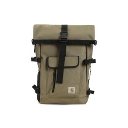 Carhartt Work In Progress Carhartt Wip Rucks&auml;cke - Spacious Roll-Top Backpack With Metallic Finish - Gr. unisize - in Beige - f&uuml;r Damen