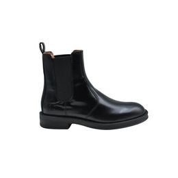 Copenhagen Stiefel - Black Ankle Boots With Polished Finish - Gr. 37 (EU) - in Schwarz - f&uuml;r Damen