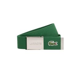 Lacoste G&uuml;rtel - Lacoste Lacoste Herren G&uuml;rtel aus Stoff - sch&ouml;nes - Gr. 110 CM - in Gr&uuml;n - f&uuml;r Damen