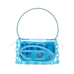 Diesel Hobo Bags - Translucent Rectangular Bag - Gr. unisize - in Blau - f&uuml;r Damen