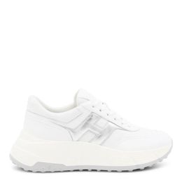 Hogan Low-Top Sneaker - White And Silver Leather Sneakers - Gr. 35 (EU) - in Wei&szlig; - f&uuml;r Damen