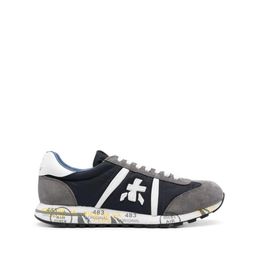 Premiata Low-Top Sneaker - Midnight Blue Multi-Panel Suede Sneakers - Gr. 43 (EU) - in Schwarz - f&uuml;r Damen