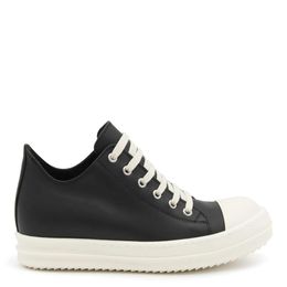 Rick Owens Low-Top Sneaker - Leather Low Sneakers - Gr. 43 (EU) - in Beige - f&uuml;r Damen