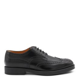 Tod's Black Leather Lace Up Shoes - Gr. 8_5 - in Schwarz