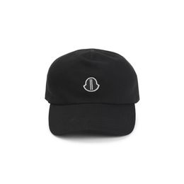 Moncler Caps & M&uuml;tzen - Moncler X Rick Owens Black Baseball Hat With Embro - Gr. ONE SIZE - in Schwarz - f&uuml;r Damen