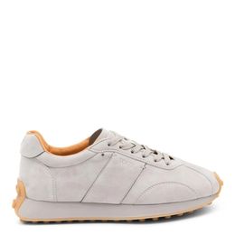 Tod's Tod's Low-Top Sneaker - Light Grey Leather Sneakers - Gr. 40 (EU) - in Wei&szlig; - f&uuml;r Damen