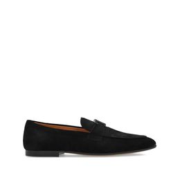 Tod's Tod's Loafer - Almond Toe Suede Loafers - Gr. 10 - in Schwarz - f&uuml;r Damen