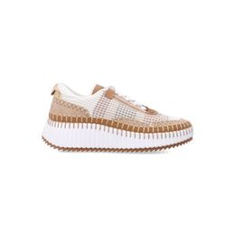 Chlo&eacute; Chlo&eacute; Low-Top Sneaker - Nama Women&rsquo;S Sneakers In Mesh - Gr. 36 (EU) - in Wei&szlig; - f&uuml;r Damen