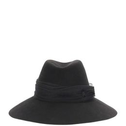 MAISON MICHEL Caps & M&uuml;tzen - Fedora Kate Hat - Gr. S - in Schwarz - f&uuml;r Damen