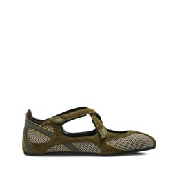 Olive Green Ballerina Flats - Gr. 37 (EU) - in Schwarz
