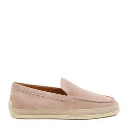 Tod's Beige Leather Loafers - Gr. 39 (EU) - in Beige
