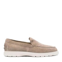 Tod's Tod's Loafer - Beige Suede Loafers - Gr. 8 - in Rosa - f&uuml;r Damen
