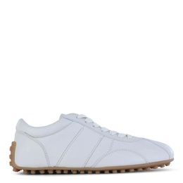 Tod's Tod's Low-Top Sneaker - White Leather Sneakers With Lace-Up Closure - Gr. 37,5 (EU) - in Wei&szlig; - f&uuml;r Damen