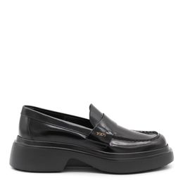 Tod's Black Leather Loafers - Gr. 37 (EU) - in Schwarz