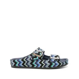 Missoni Loafer - Men's Sandal With Distinctive Cross-Strap Design - Gr. 40 (EU) - in Grau - f&uuml;r Damen