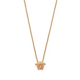 Versace Halskette - Medusa Head Motif Cable-Link Necklace In Gold-Tone - Gr. unisize - in Mehrfarbig - f&uuml;r Damen