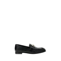 Fendi Black Nappa Leather Loafer - Gr. 38,5 (EU) - in Schwarz