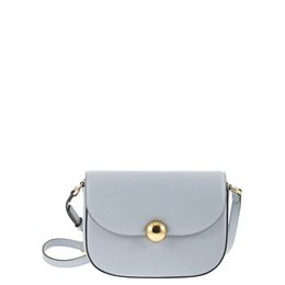 Furla Hobo Bags - Compact Saddle Design Shoulder Bag With Iconic Log - Gr. unisize - in Wei&szlig; - f&uuml;r Damen