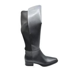 Michael Kors Stiefel - Pointed Toe Black Boots - Gr. 6 - in Grau - f&uuml;r Damen
