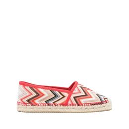 Missoni Woven Jute Sole Espadrilles With Elegant Fabric Up - Gr. 36 (EU) - in Beige