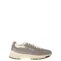 Autry Low-Top Sneaker - Hyperway - Suede And Mesh Trainers - Gr. 41 (EU) - in Beige - f&uuml;r Damen