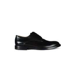 Fendi Loafer - Black Leather Loafers With Polished Finish And Sil - Gr. 44 (EU) - in Schwarz - f&uuml;r Damen