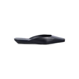 Loulou Studio Slipper & Pantoletten - Diane Black Leather Mules - Gr. 37 (EU) - in Schwarz - f&uuml;r Damen