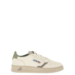 Autry Low-Top Sneaker - Medalist Low - Leather Trainers - Gr. 45 (EU) - in Beige - f&uuml;r Damen