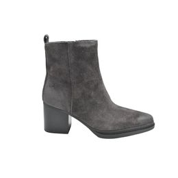 Michael Kors Stiefel - Brown Suede Ankle Boots With Block Heel - Gr. 6 - in Grau - f&uuml;r Damen