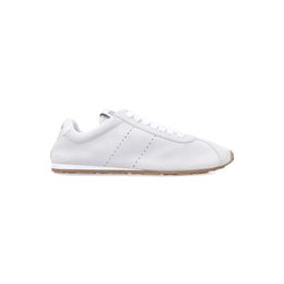 Miu Miu Low-Top Sneaker - Plume White Sneakers With Suede Upper And Removabl - Gr. 39 (EU) - in Wei&szlig; - f&uuml;r Damen