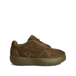 Dsquared2 Low-Top Sneaker - Earth Brown Suede Sneakers - Gr. 42 (EU) - in Schwarz - f&uuml;r Damen