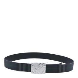 Burberry G&uuml;rtel - Classic Black Belt With Polished Buckle And Timele - Gr. 95 - in Schwarz - f&uuml;r Damen