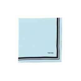 Tom Ford T&uuml;cher & Schals - Contrast Detail Pocket Square &ndash; Light Blue - Gr. unisize - in Blau - f&uuml;r Damen