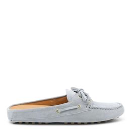 Tod's Minimalist Flat Shoes With Rounded Toe - Gr. 39 (EU) - in Grau