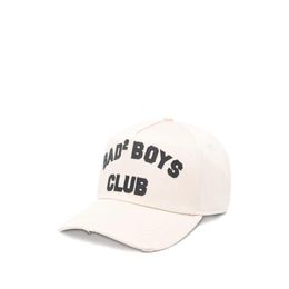 Dsquared2 Caps & M&uuml;tzen - Ivory Cotton Baseball Cap With Bold Embroidery - Gr. ONE SIZE - in Beige - f&uuml;r Damen