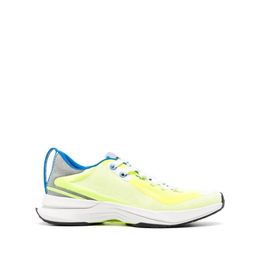 Lanvin Low-Top Sneaker - Lemon Yellow And Blue Colour-Block Mesh Sneakers - Gr. 40 (EU) - in Wei&szlig; - f&uuml;r Damen